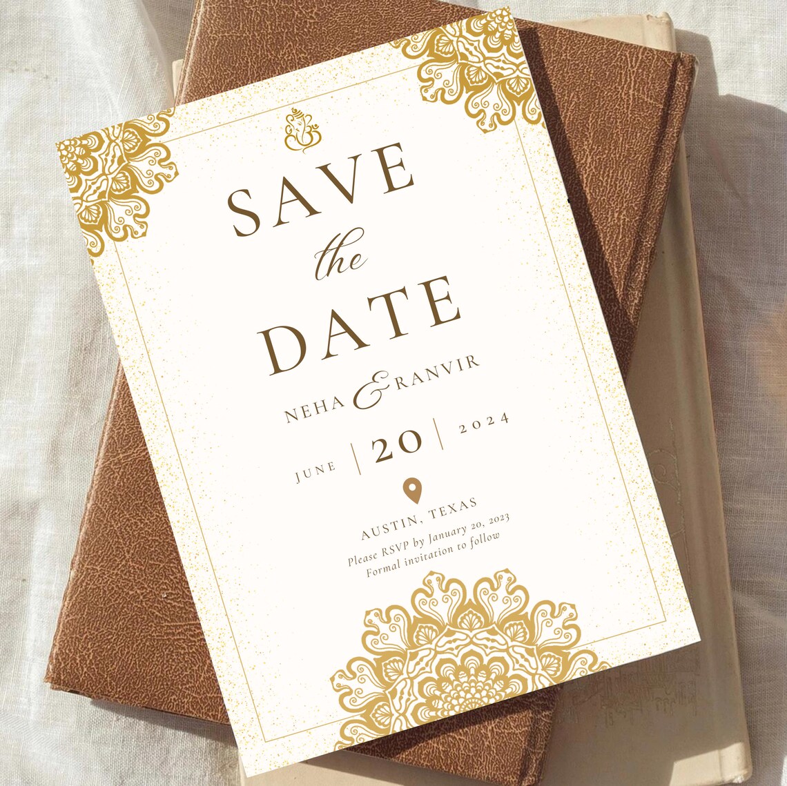 Indian Wedding Electronic Invitations Digital Wedding Invites - Etsy