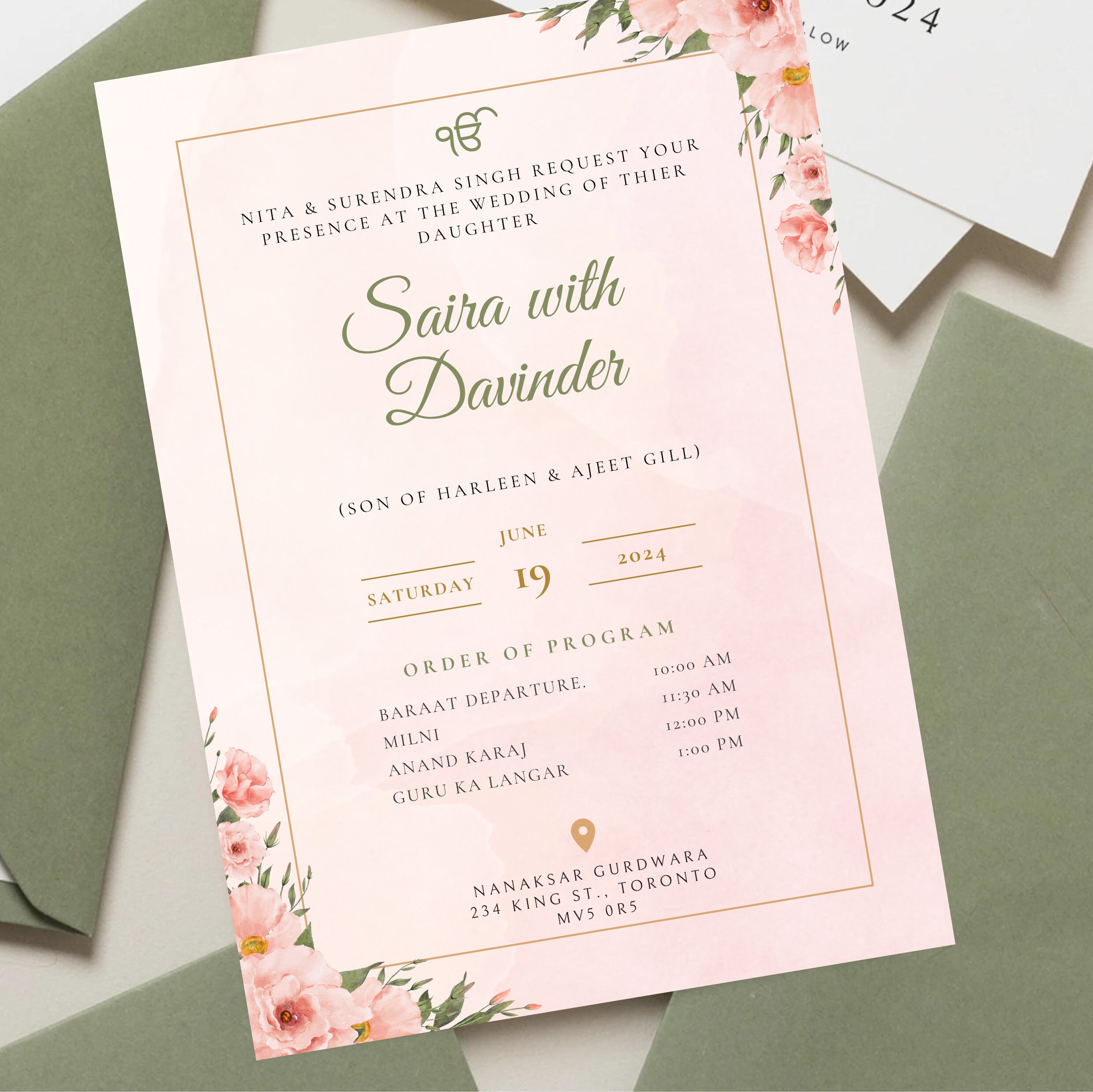 Wedding invitation tissue paper placement | Honestweddingadvice.com