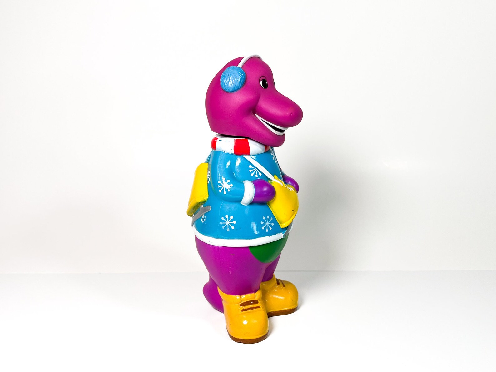 Barney Winter Holiday Bubble Bath Bottle - Vintage Soaky Figure 1994 ...