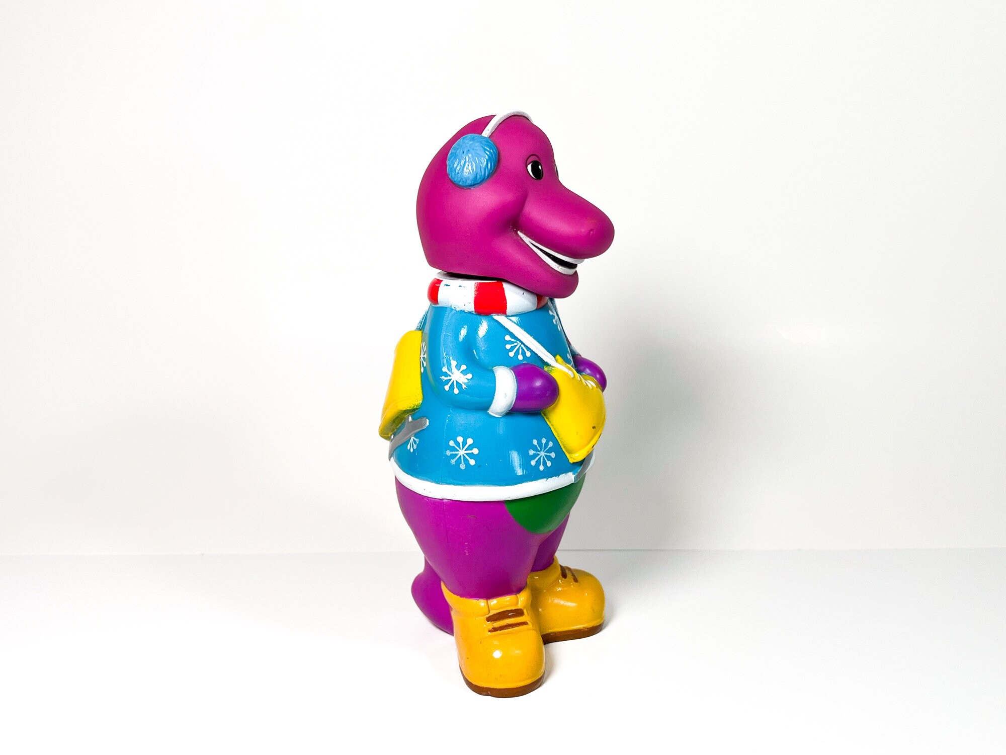 Barney Winter Holiday Bubble Bath Bottle - Vintage Soaky Figure 1994 ...
