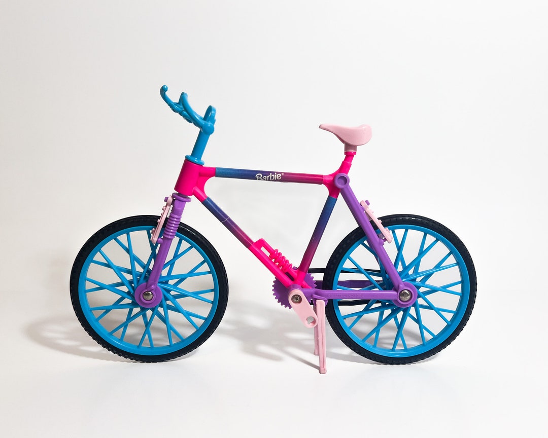1994 Vintage Mattel Barbie Doll Bicycle | Biking Fun Rainbow Mountain ...