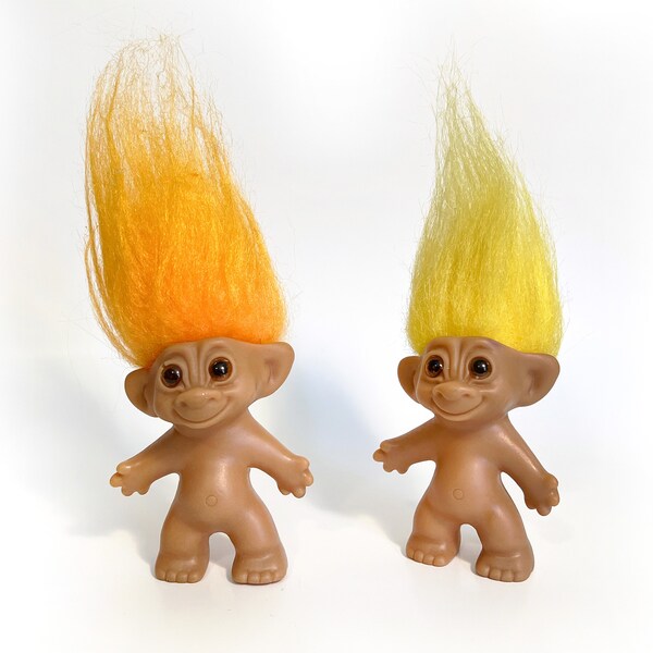 Yellow Hair Troll - Etsy