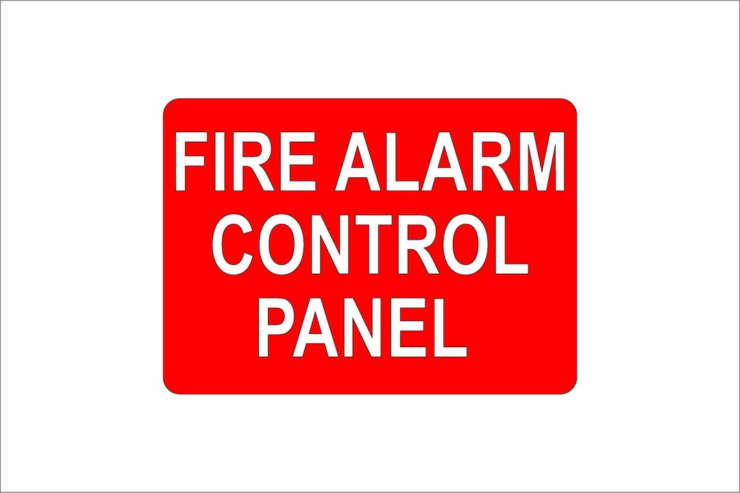 Fire Alarm Control Panel - Aluminum Sign - 12" X 8" - Etsy