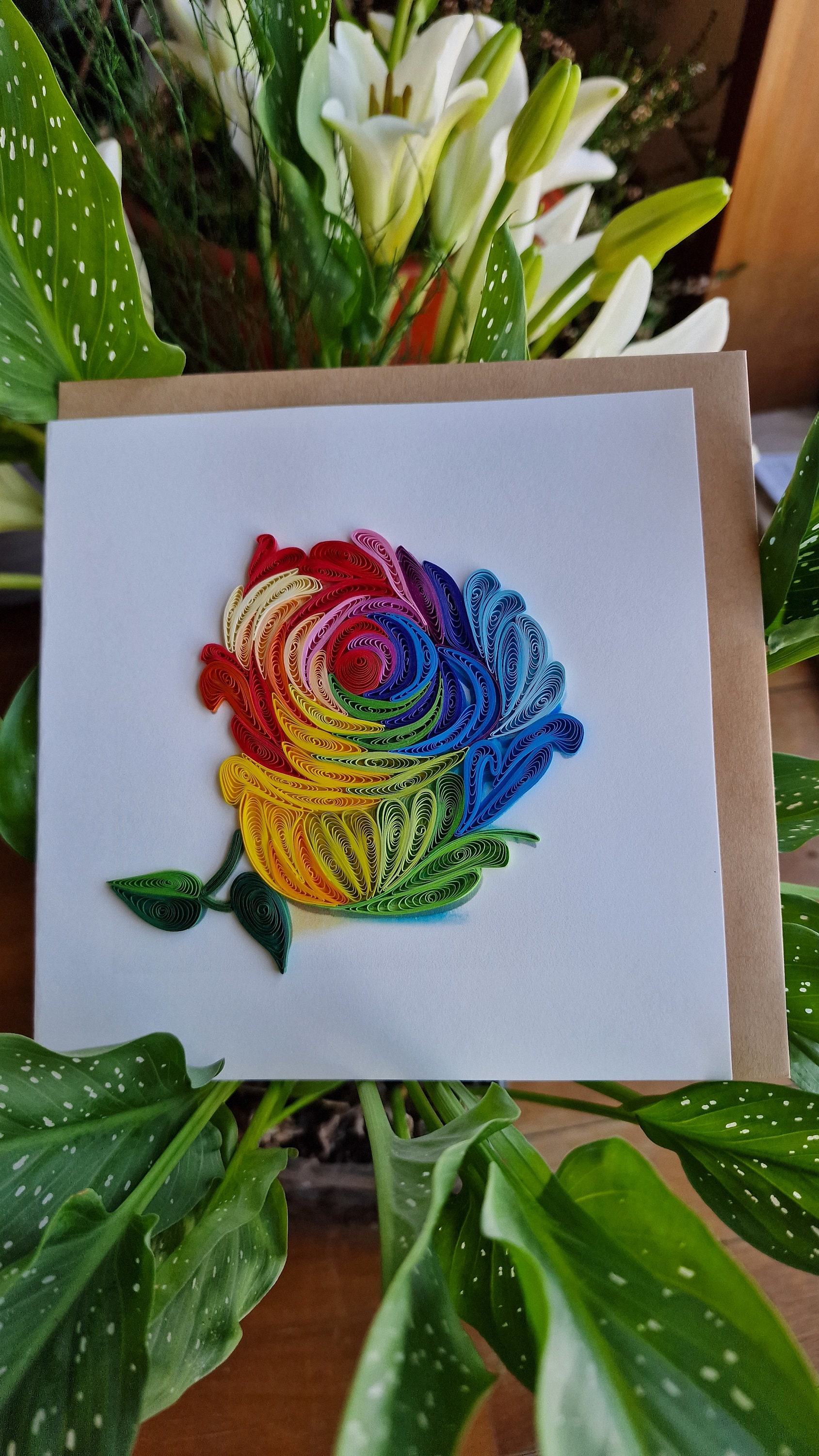 Quilling Greeting Card - PROUD - Etsy