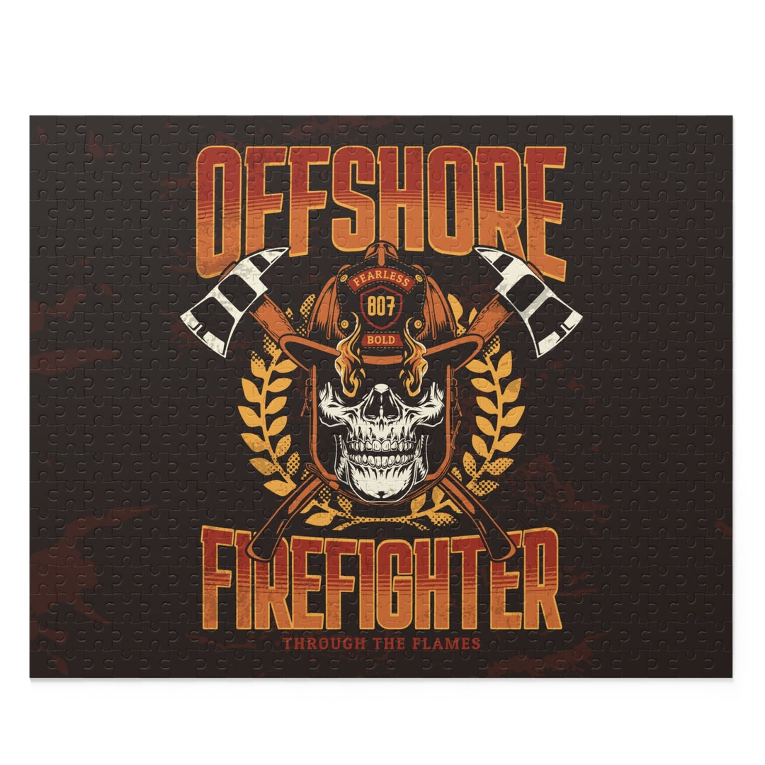Offshore Oilfield Firefighter Puzzle 120 252 500-piece - Etsy