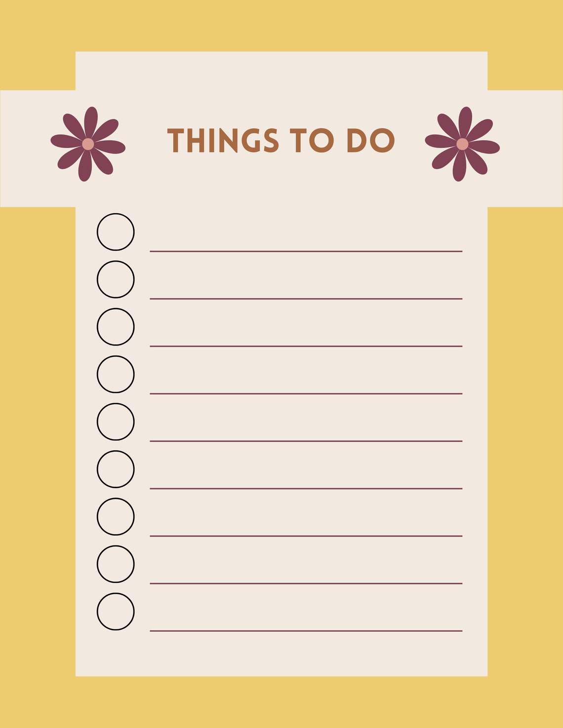 Checklist Template - Etsy