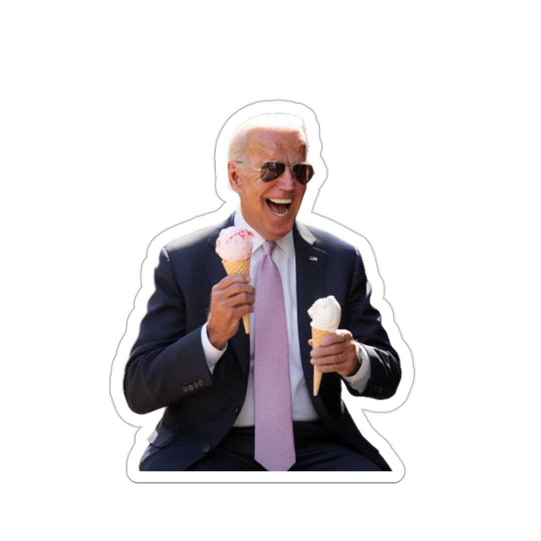 President Joe Biden Sticker, Ice Cream, Biden Sticker, Biden Decal ...