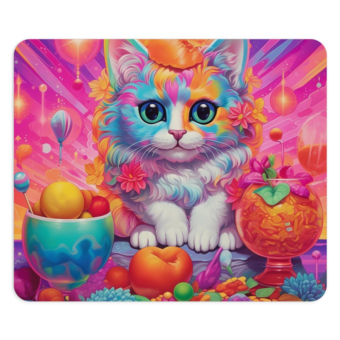 Retro 90's Cat Mouse Pad- Time Warp Essentials: Retro 90s-inspired ...
