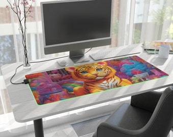 Retro Cat Mouse Pad- Time Warp Essentials: Retro 90s-inspired Prints on ...