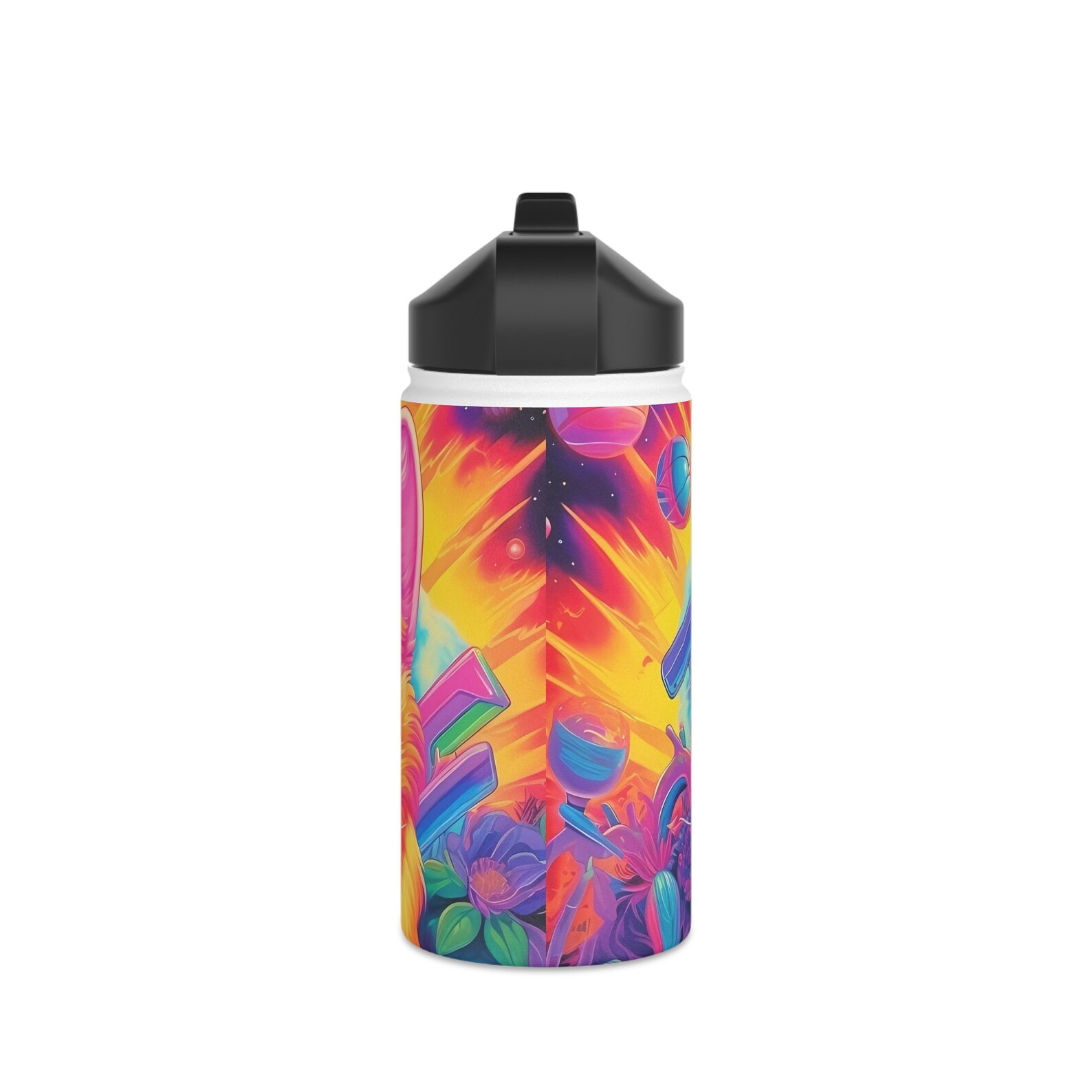 Retro Cat 90s Water Bottle-blast From the Past: Retro 90s-inspired ...