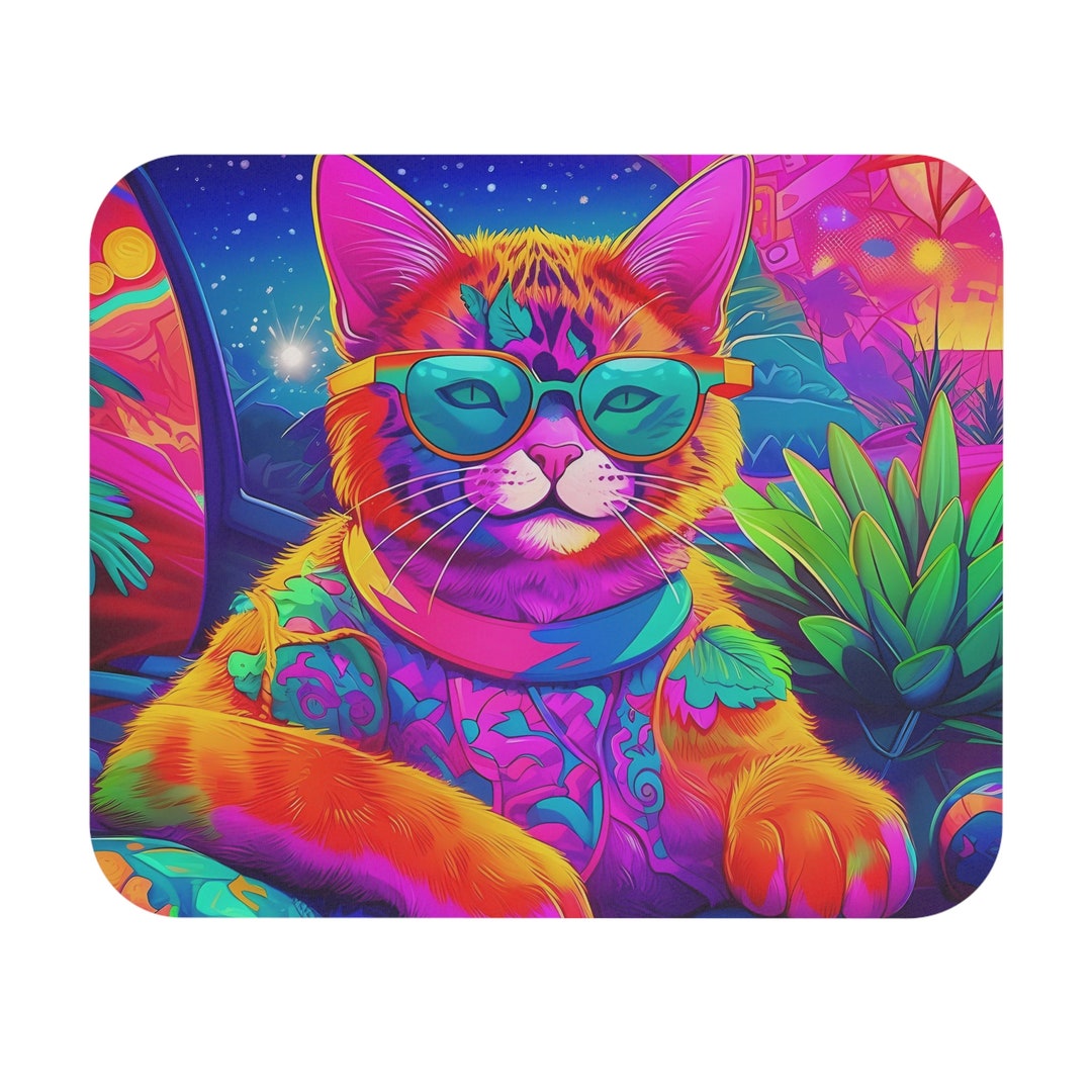 90's Cat Mouse Pad Blast From the Past: Retro 90s Mouse Pads Elevate ...