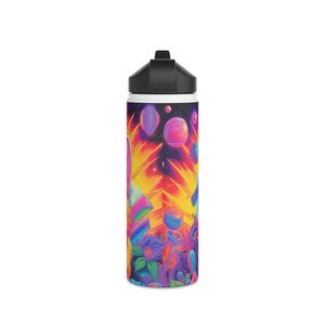 Retro Cat 90s Water Bottle-blast From the Past: Retro 90s-inspired ...