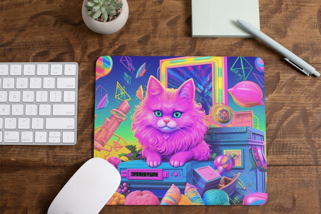 90's Cat Mouse Pad-blast From the Past: Retro 90s Mouse Pads Elevate ...