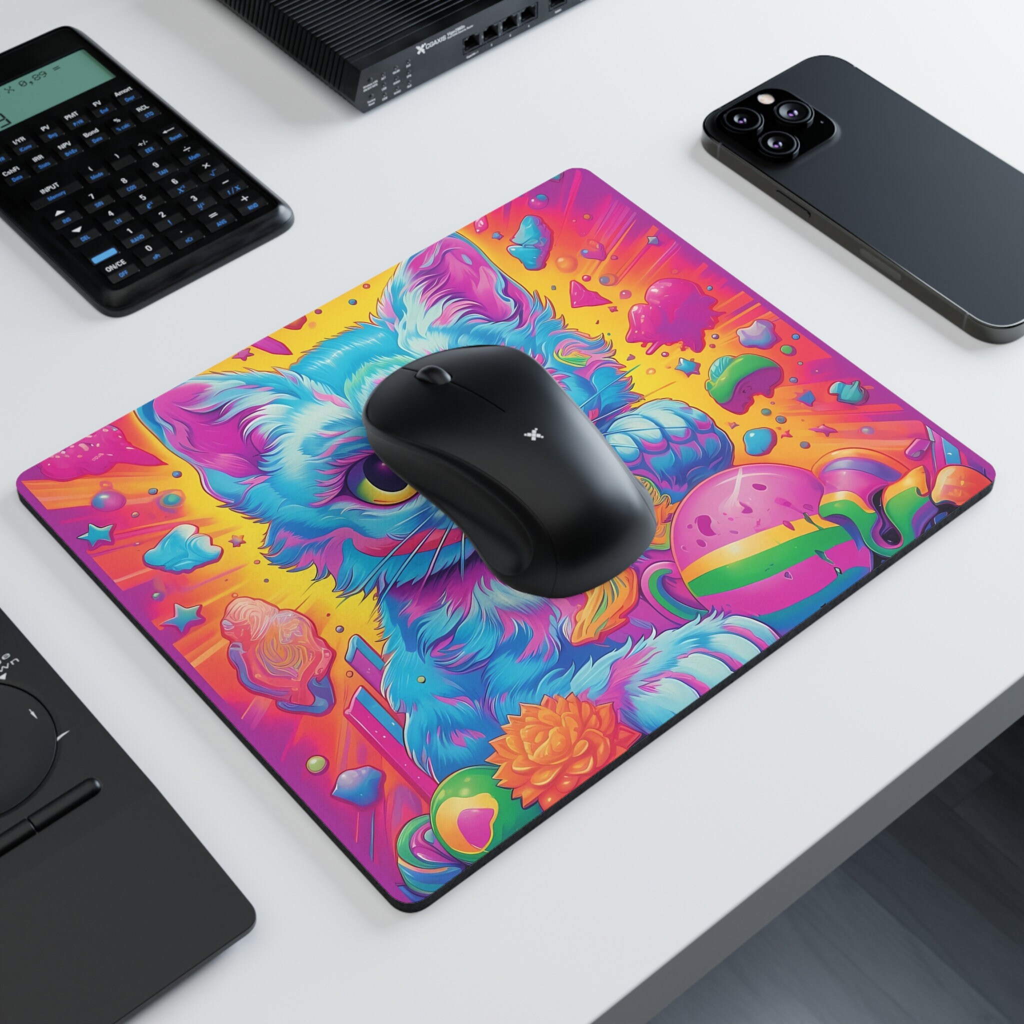 Retro Cat Mouse Pad Time Warp Essentials: Retro 90s-inspired - Etsy