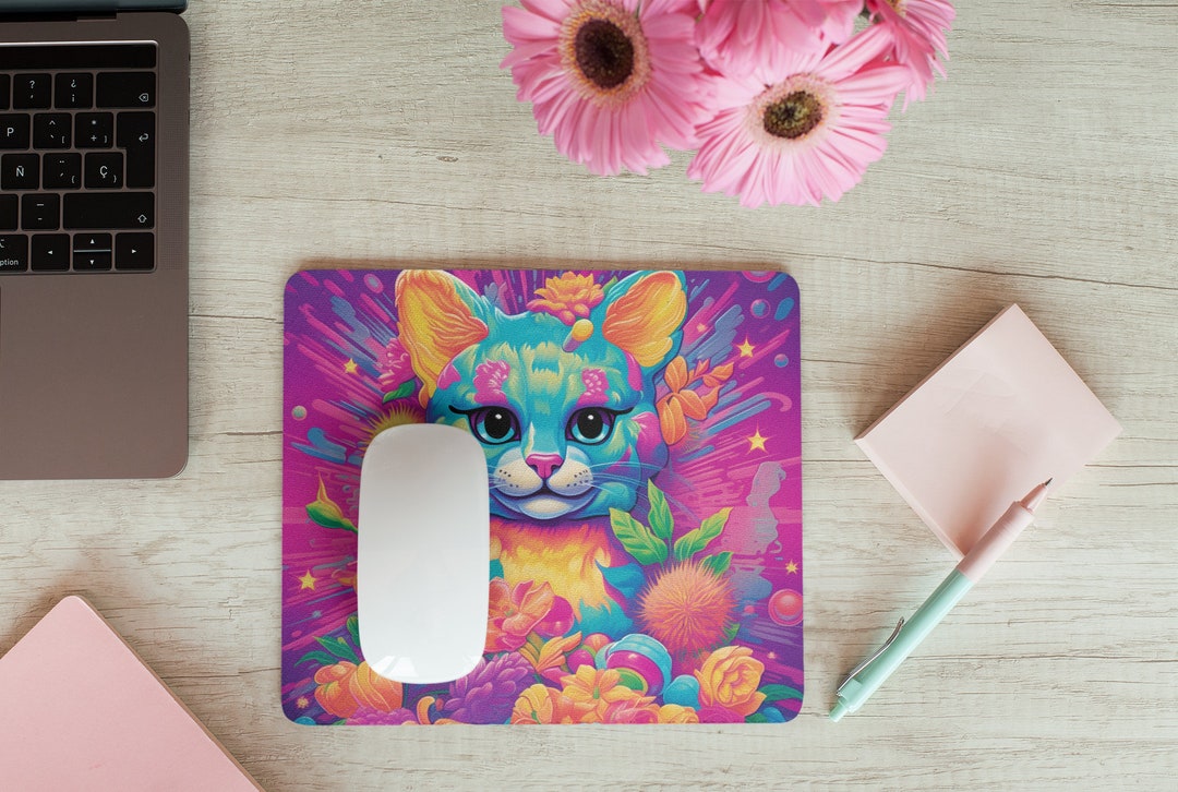 Retro Cat Mouse Pad- Time Warp Essentials: Retro 90s-inspired Prints on ...