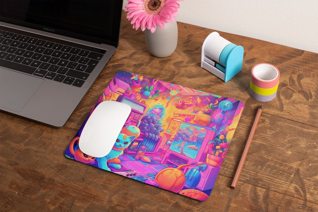 90's Cat Mouse Pad Blast From the Past: Retro 90s Mouse Pads Elevate ...