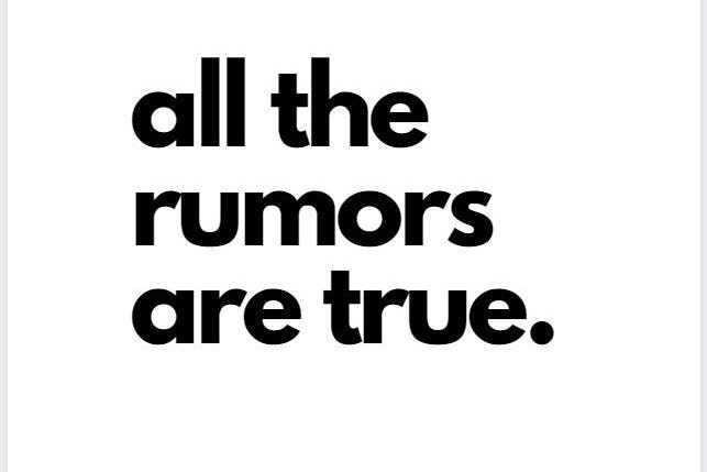 Quotes About Rumors Being True