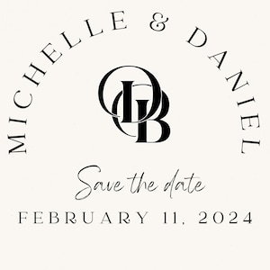 Monogram DB Digital Download, Custom Monogram Art With DB Initials for ...