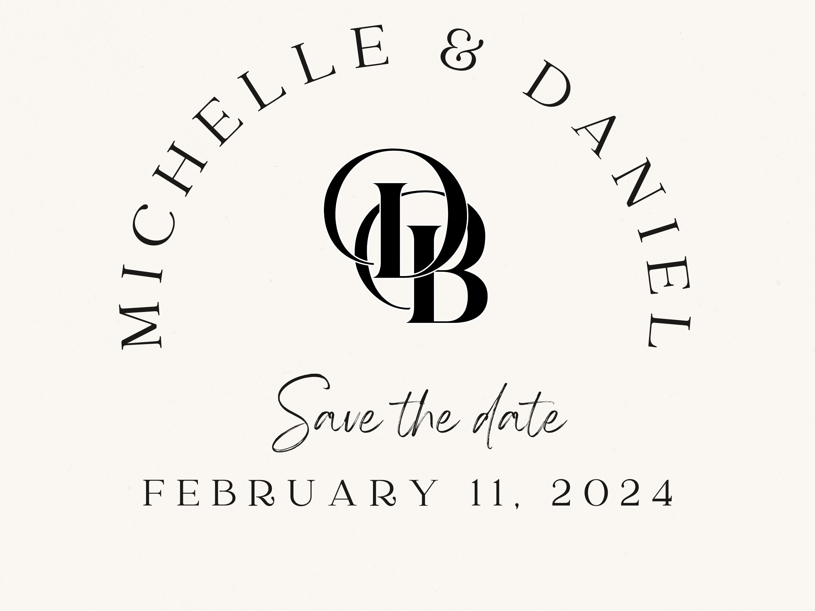 Monogram DB Digital Download, Custom Monogram Art With DB Initials for ...