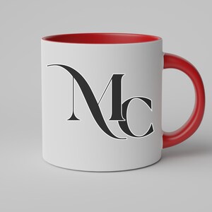 Monogram MC Digital Download, Custom Monogram Art & Personalized ...