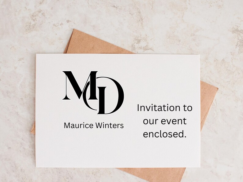 Monogram MD Digital Download, Custom Monogram Art With MD Initials for ...