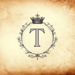 Stylish Monogram Letter T Digital SVG, Monogram Design Download ...