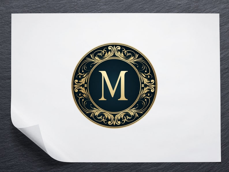 Monogram Letter M Digital SVG, Monogram Design Download, Monogram ...