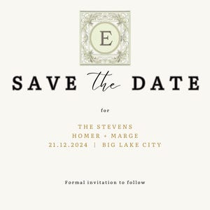 Initial E Digital SVG, Monogram Design Download, Personalized Initial ...