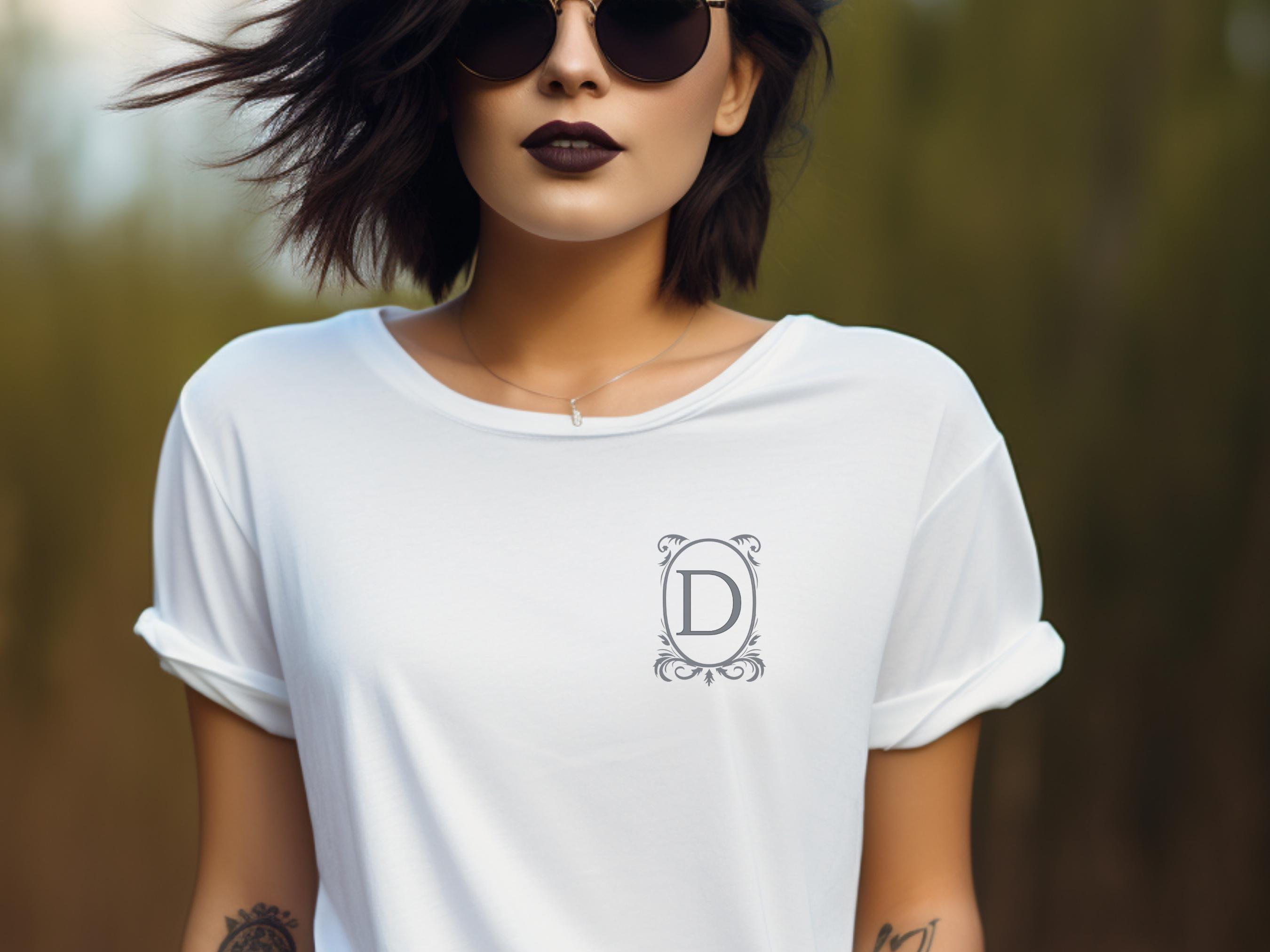 Stylish Monogram Letter D Digital SVG, Monogram Design Download ...