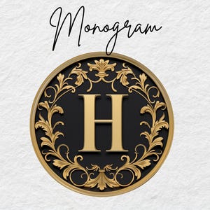Personalized Monogram Letter H Wall Decor Custom Home Decor Gift ...