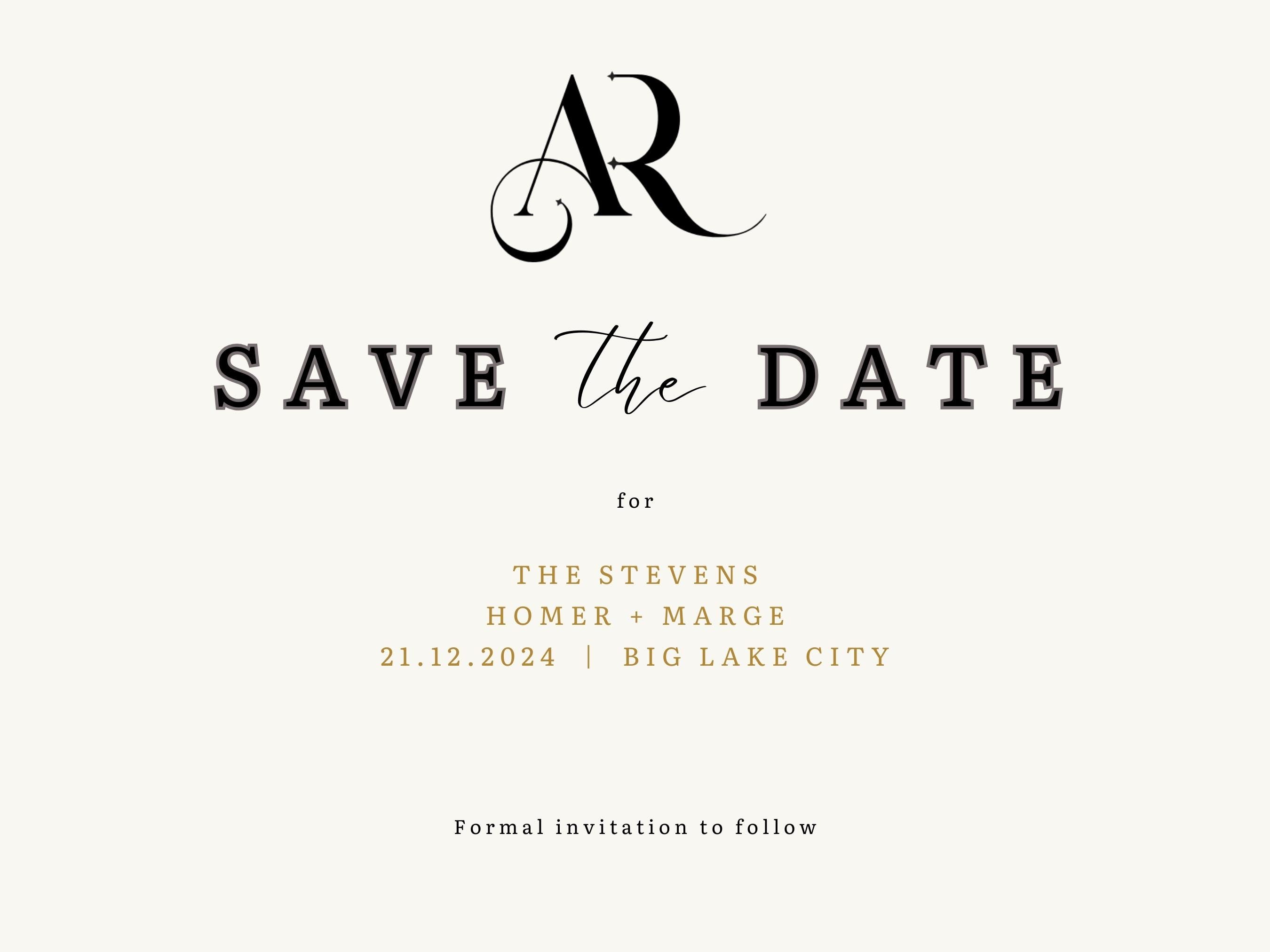 Monogram AR Digital Download, Custom Monogram Art With AR Initials for ...