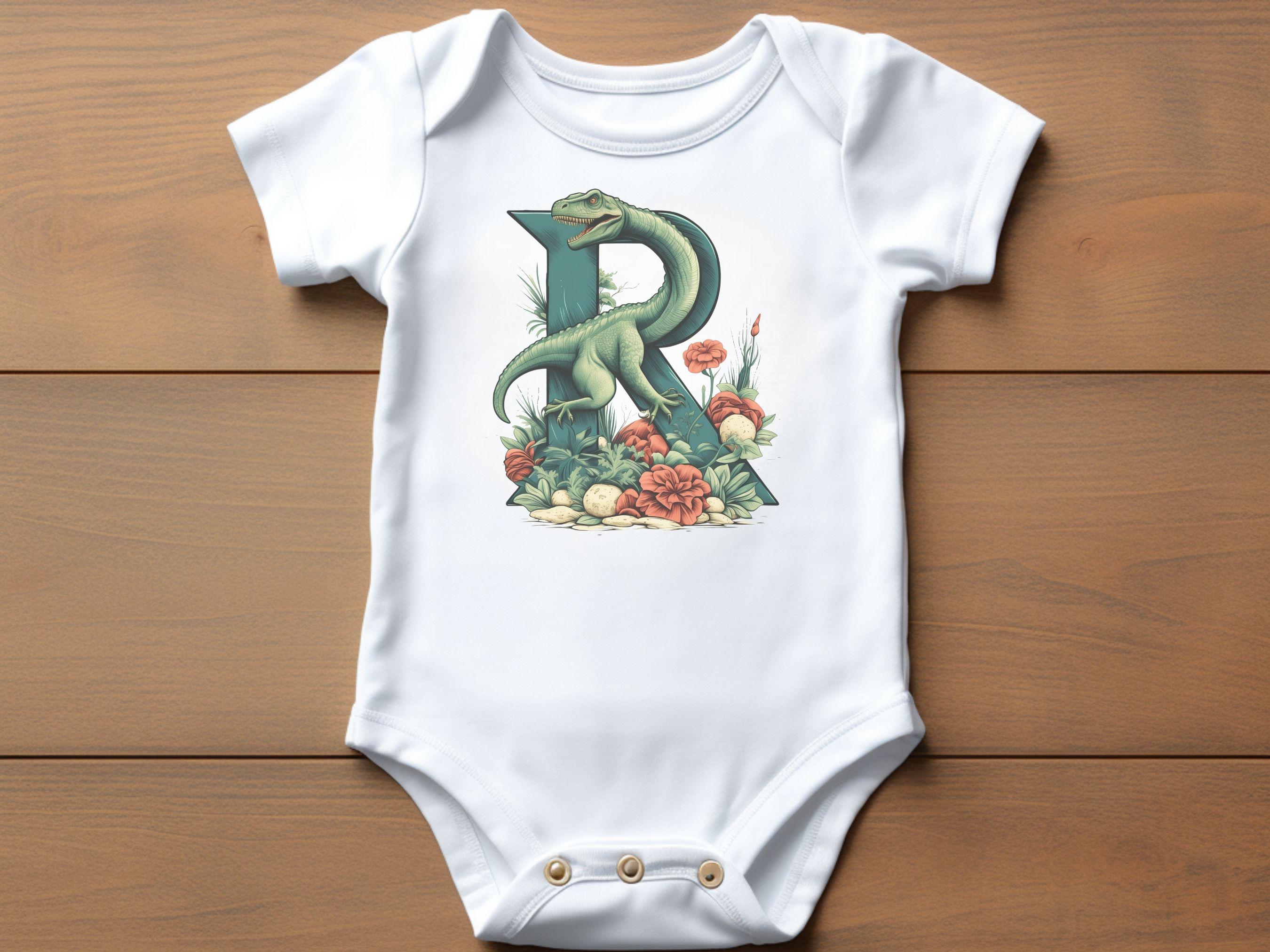 Letter R Dinosaur Monogram SVG Instant Download, Dinosaur Alphabet ...