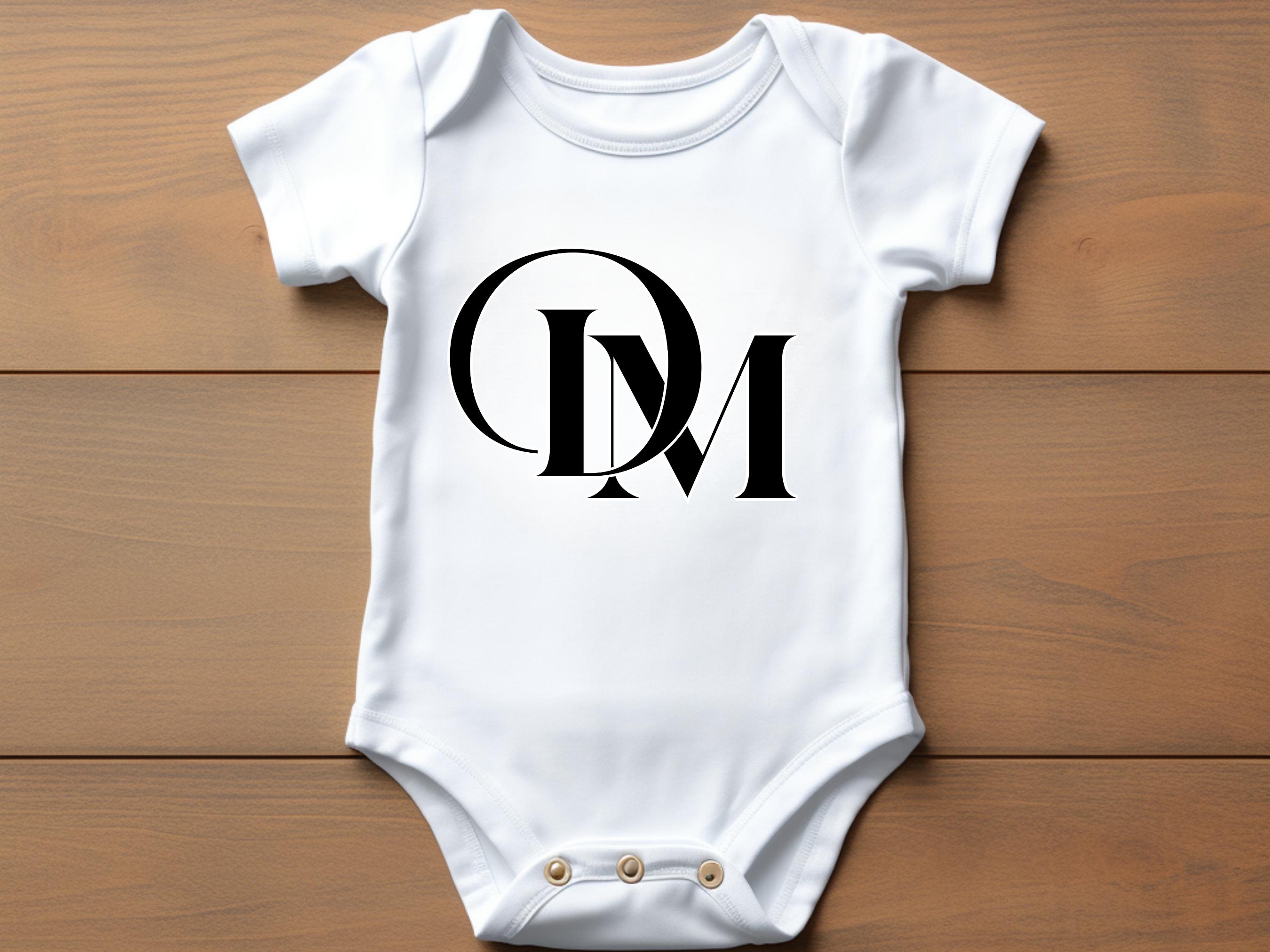 Monogram DM Digital Download, Custom Monogram Art With DM Initials for ...