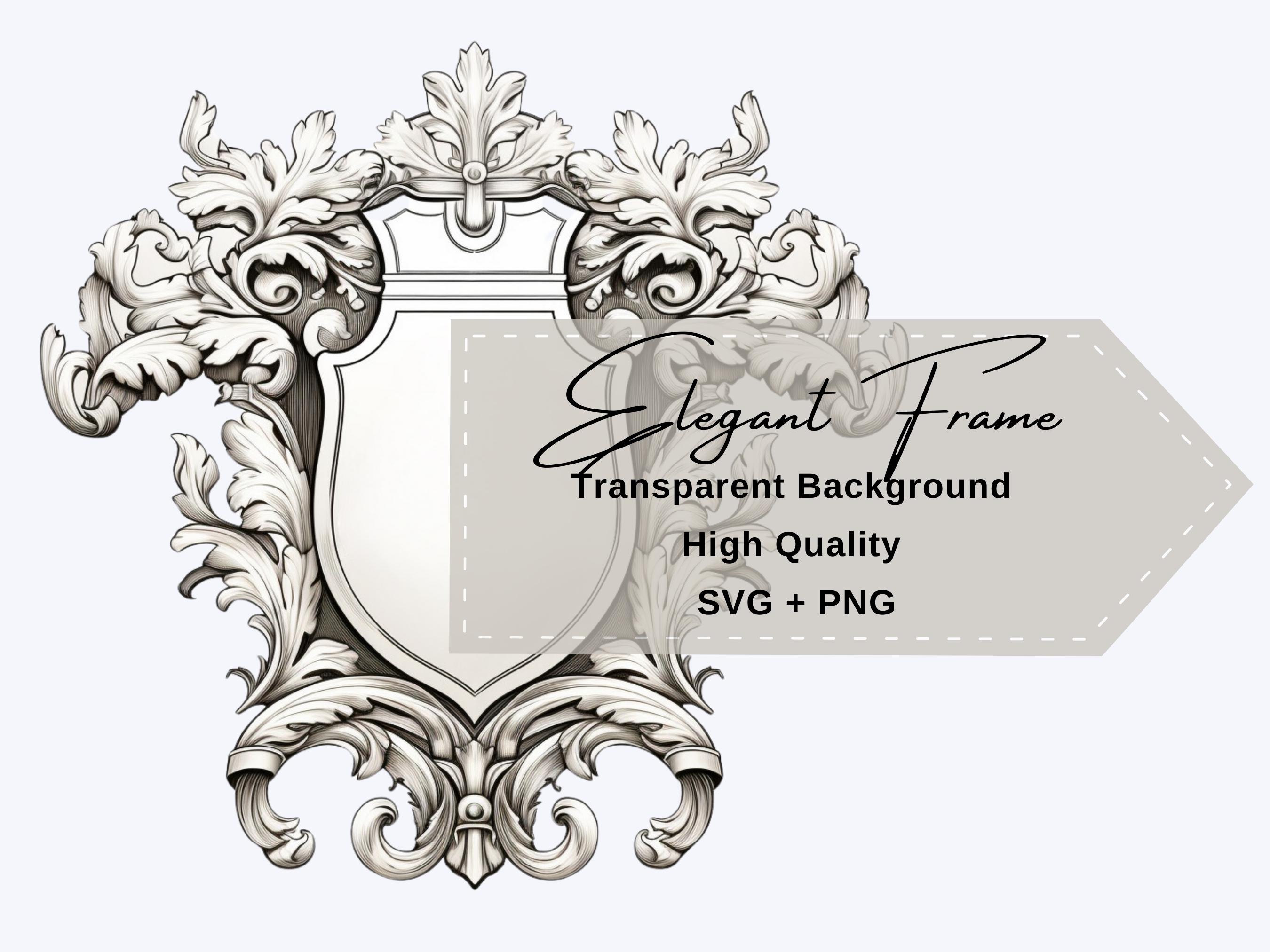 Custom Wedding Crest PNG & SVG File, Personalized Family Crest Design ...