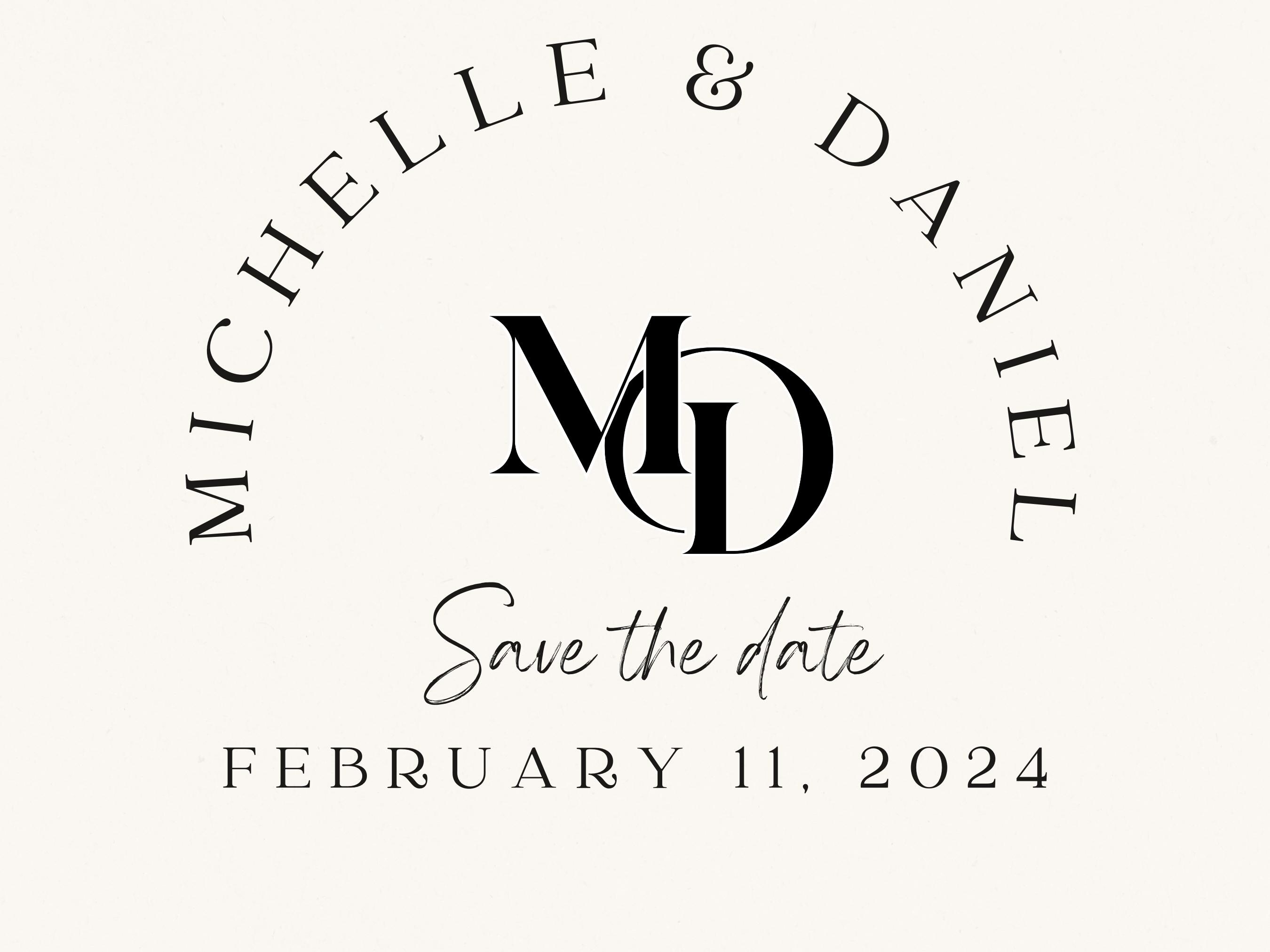Monogram MD Digital Download, Custom Monogram Art With MD Initials for ...