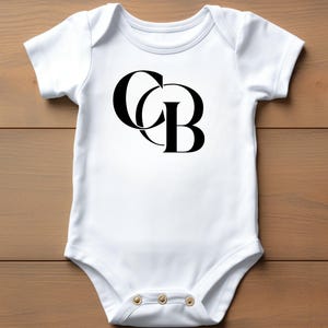 Monogram CB Digital Download, Customizable Monogram Art With CB ...