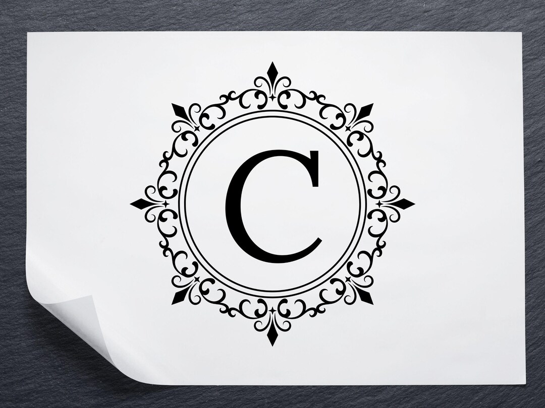 Transparent C Monogram SVG + PNG, Monogram Design Download, Monogram ...