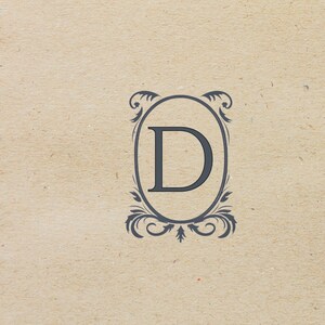 Stylish Monogram Letter D Digital SVG, Monogram Design Download ...