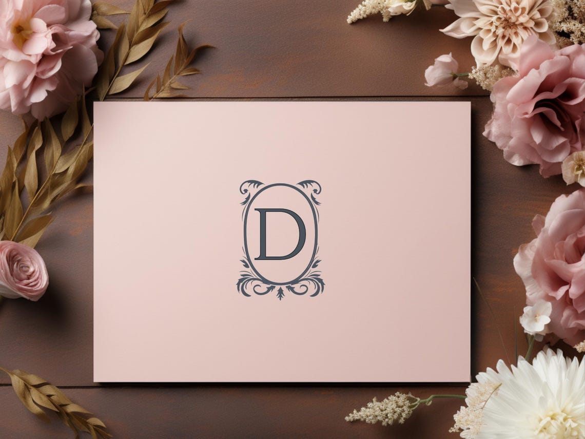 Stylish Monogram Letter D Digital SVG, Monogram Design Download ...