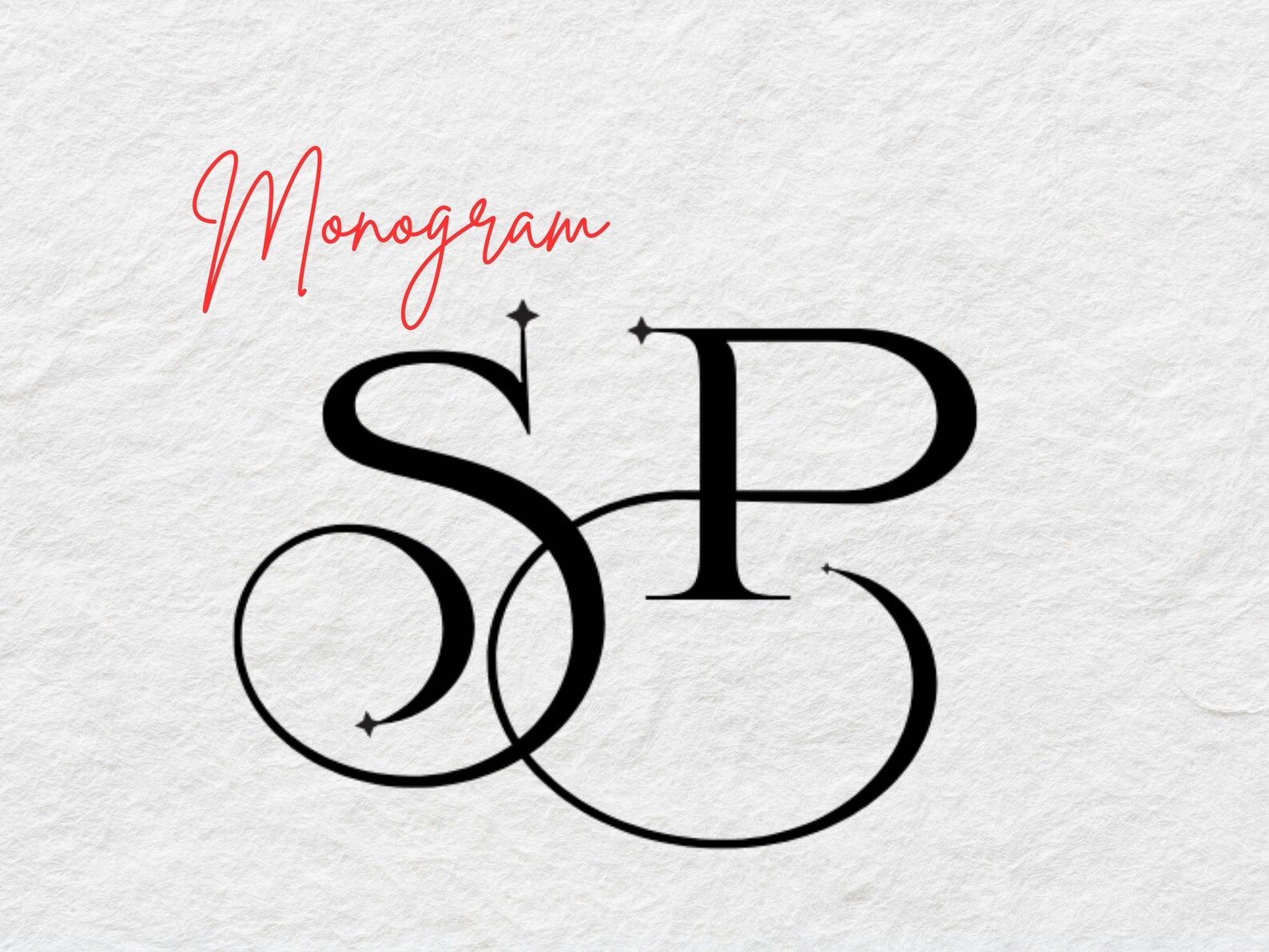 Monogram SP Digital Download, Custom Monogram Art With SP Initials for ...