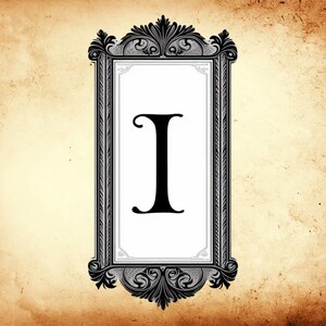 Monogram SVG Letter I, Instant Download, High-quality SVG & PNG ...