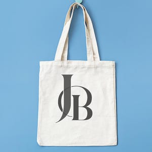 Monogram JB Digital Download, Custom Monogram Art With JB Initials for ...