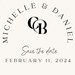 Monogram CB Digital Download, Customizable Monogram Art With CB ...