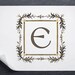 Initial E Digital SVG, Monogram Design Download, Monogram Clipart, DIY ...