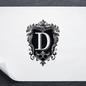 Stylish Monogram Letter D Digital SVG, Monogram Design Download ...