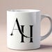 Monogram AH Digital Download, Custom Monogram Art With AH Initials for ...