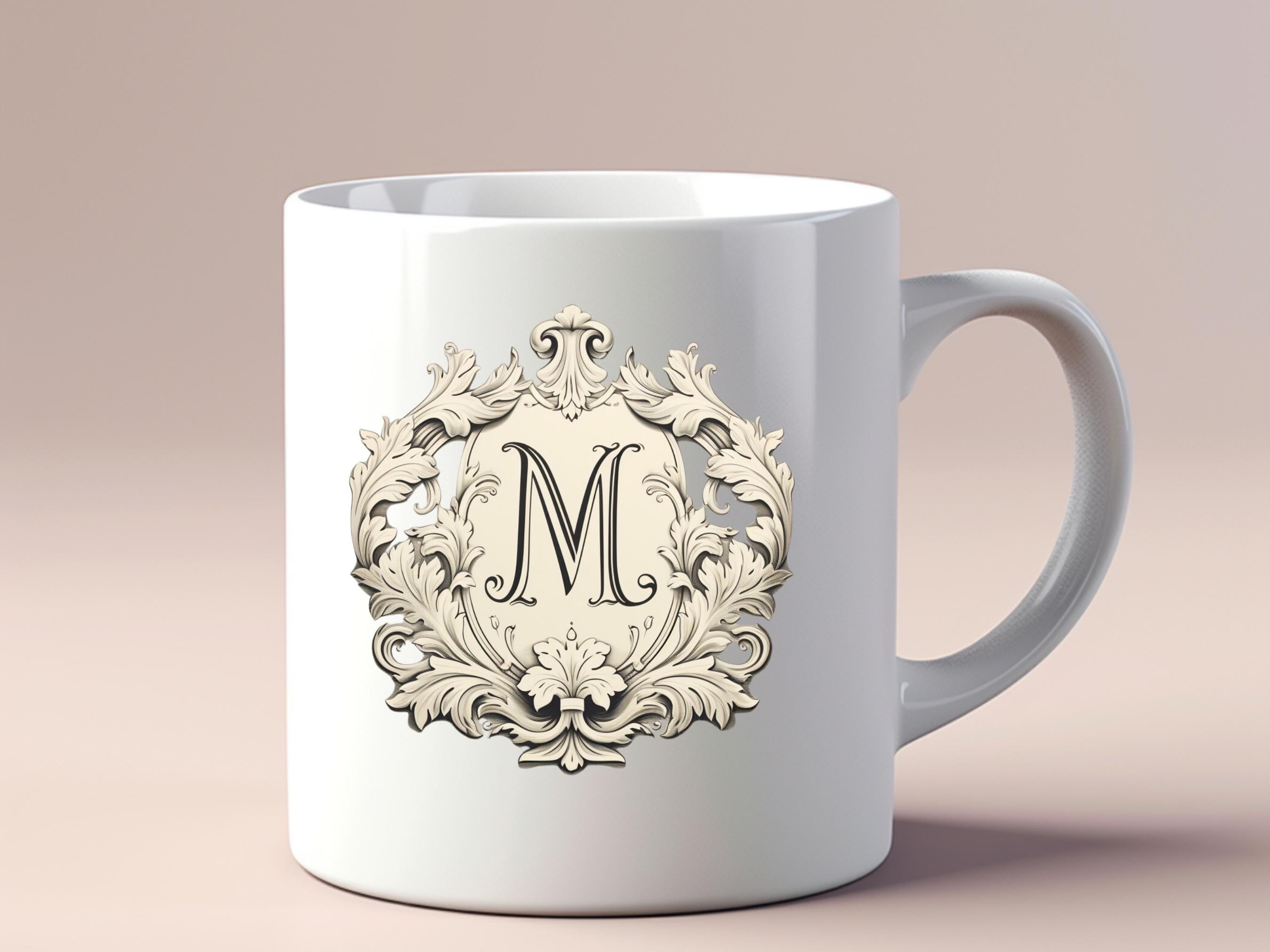 Monogram SVG Letter M, Instant Download, High-quality SVG & PNG ...