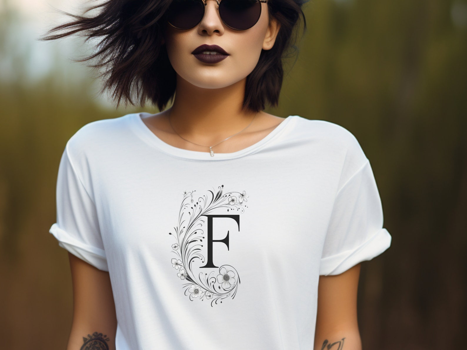 Stylish Monogram Letter F Digital SVG, Monogram Design Download ...