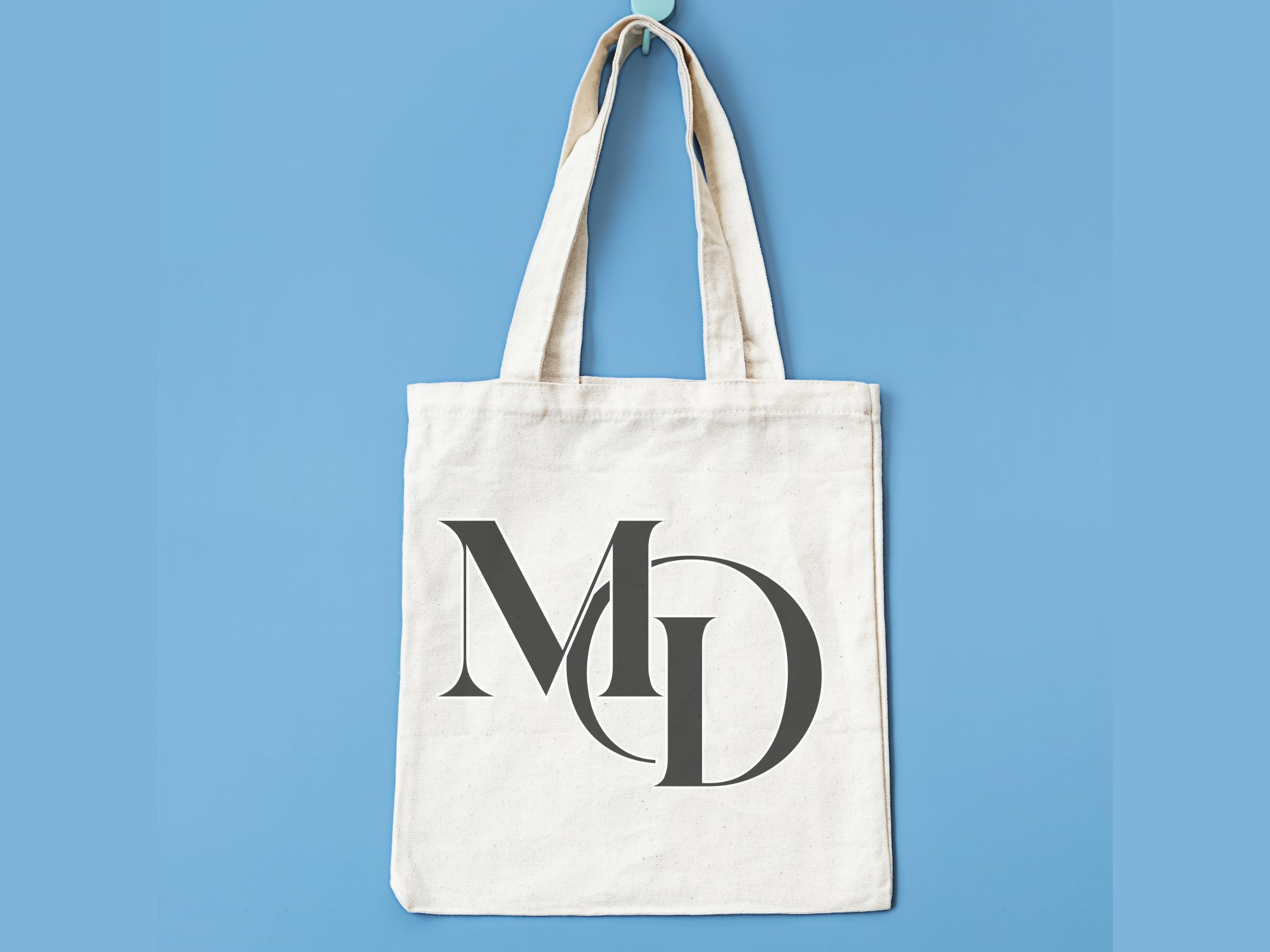 Monogram MD Digital Download, Custom Monogram Art With MD Initials for ...