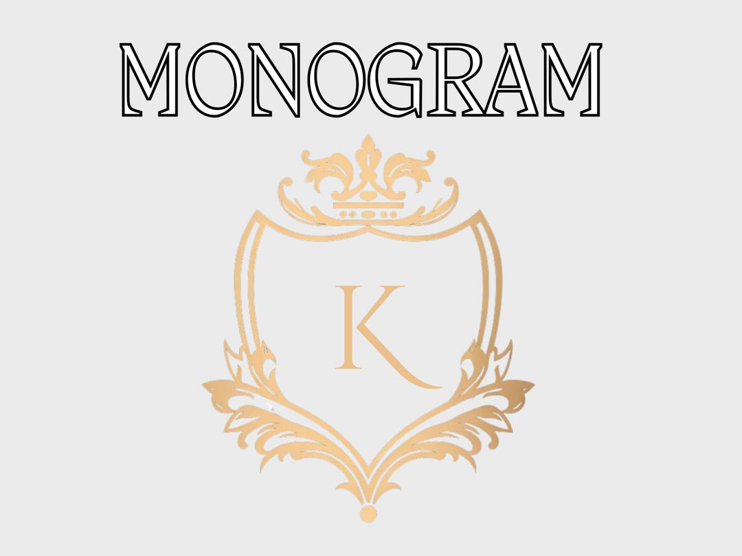 K Monogram SVG, Instant Download, DIY Crafts, Personalized Gifts, High ...